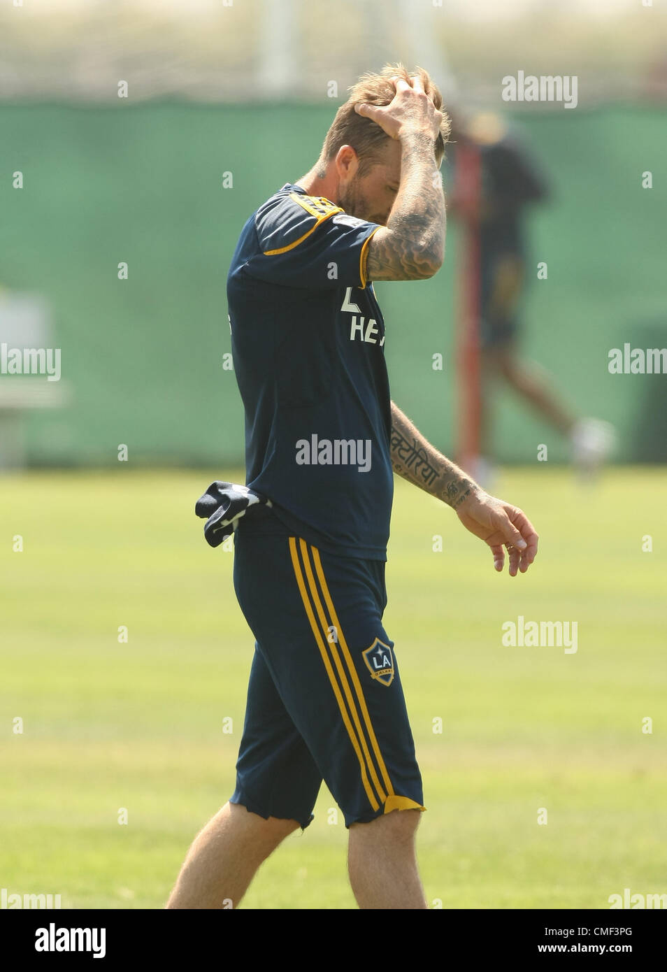 DAVID BECKHAM DAVID BECKHAM BACK IN LOS ANGELES CARSON LOS ANGELES ...