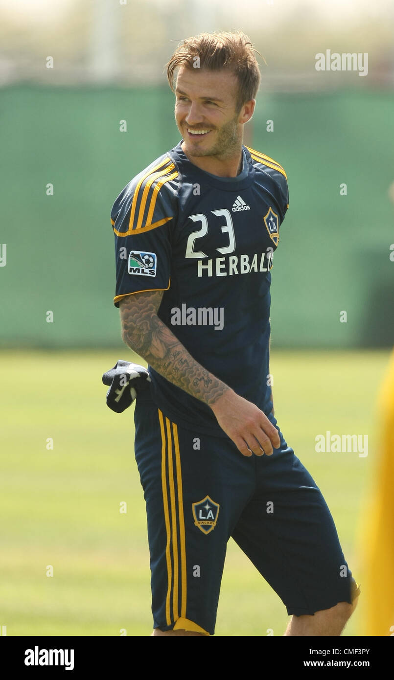 DAVID BECKHAM DAVID BECKHAM BACK IN LOS ANGELES CARSON LOS ANGELES ...