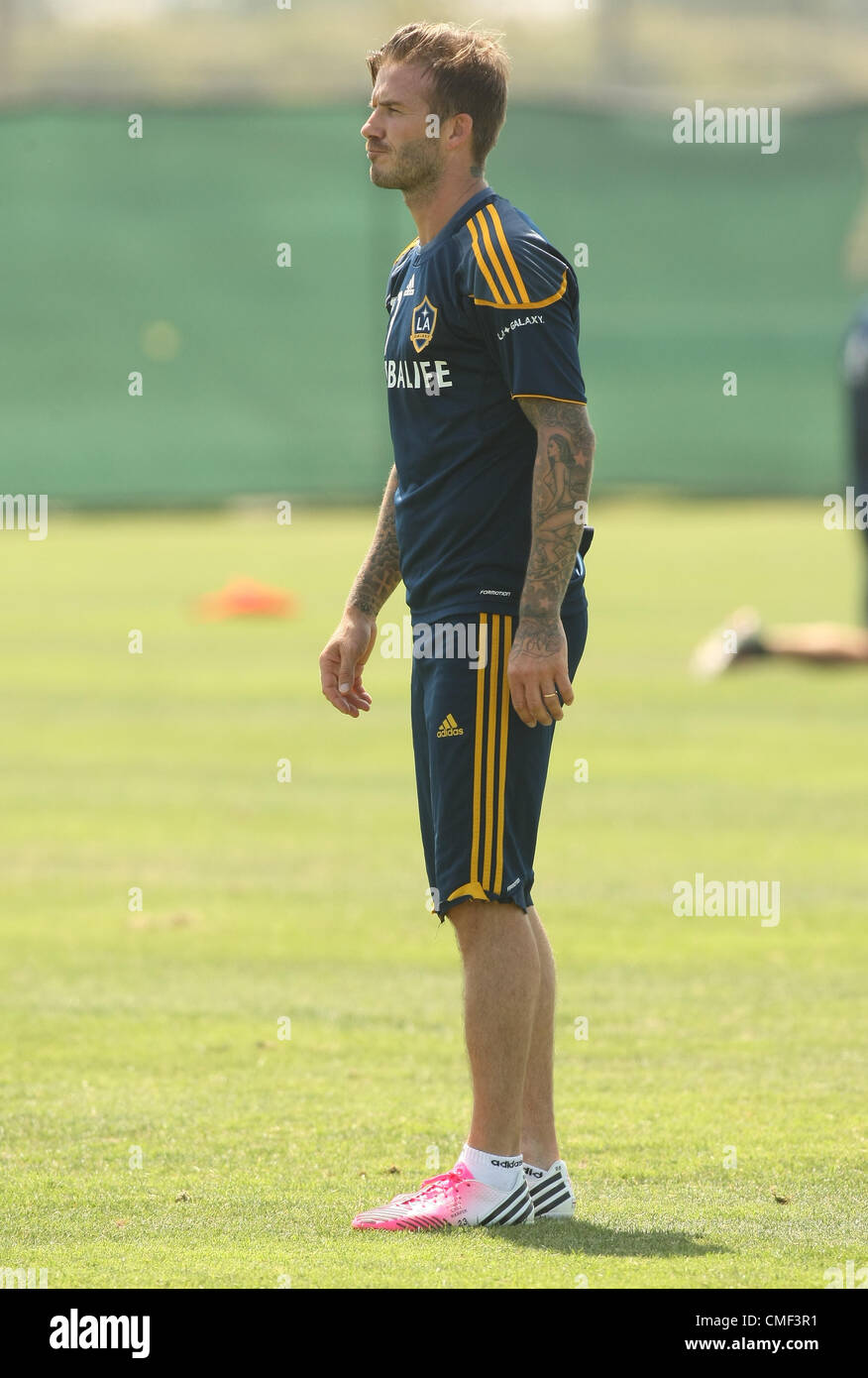 DAVID BECKHAM DAVID BECKHAM BACK IN LOS ANGELES CARSON LOS ANGELES ...