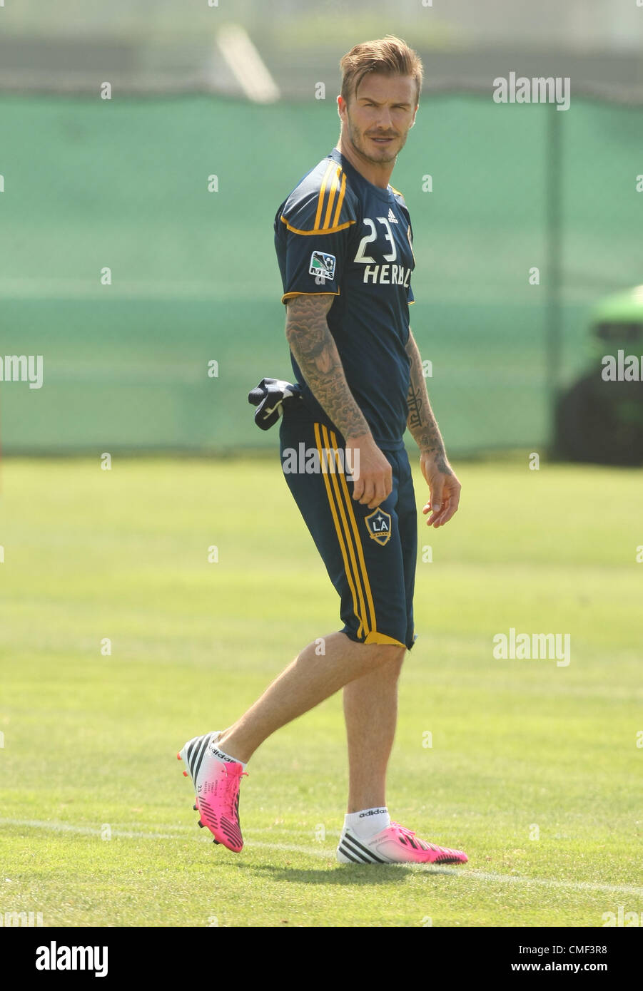 DAVID BECKHAM DAVID BECKHAM BACK IN LOS ANGELES CARSON LOS ANGELES ...