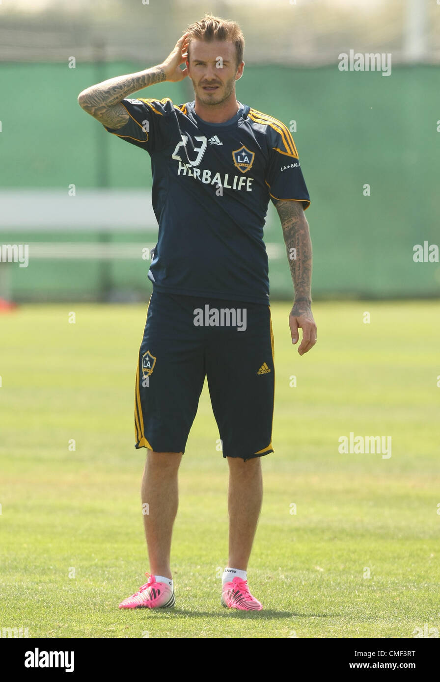 DAVID BECKHAM DAVID BECKHAM BACK IN LOS ANGELES CARSON LOS ANGELES ...