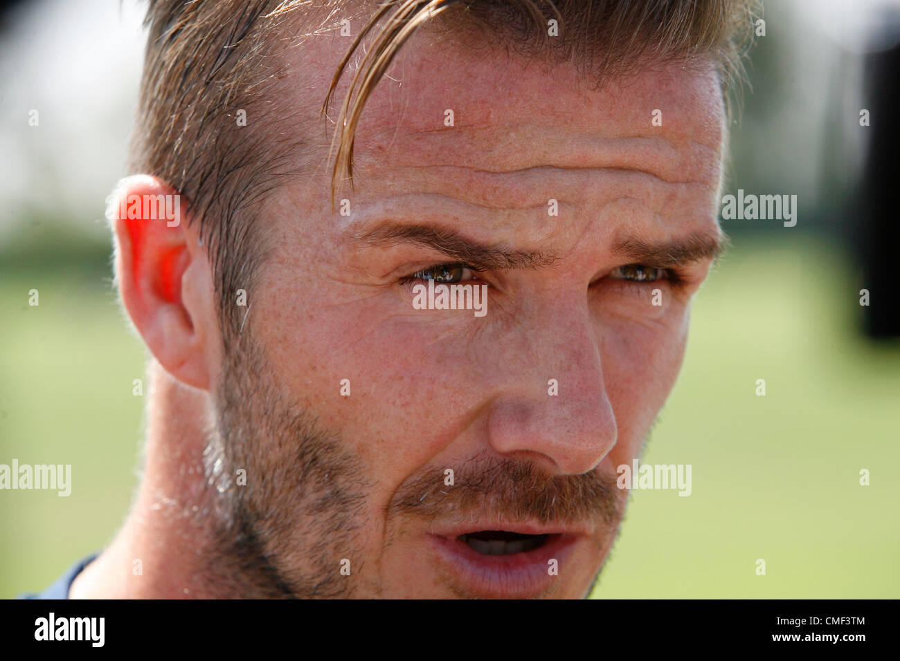 DAVID BECKHAM DAVID BECKHAM BACK IN LOS ANGELES CARSON LOS ANGELES ...