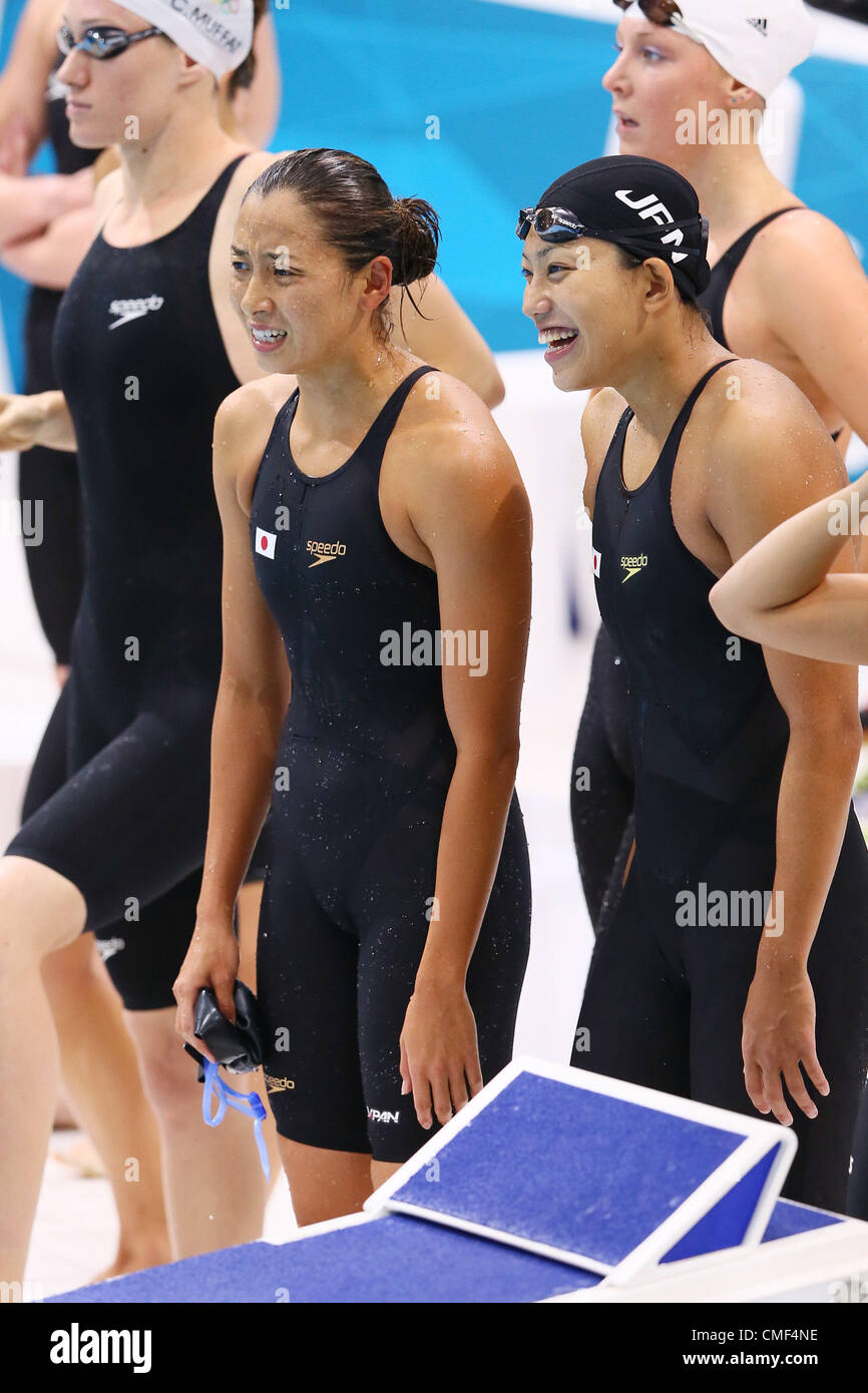 (L to R) Hanae Ito (JPN), Haruka Ueda (JPN), AUGUST 1, 2012 - Swimming ...