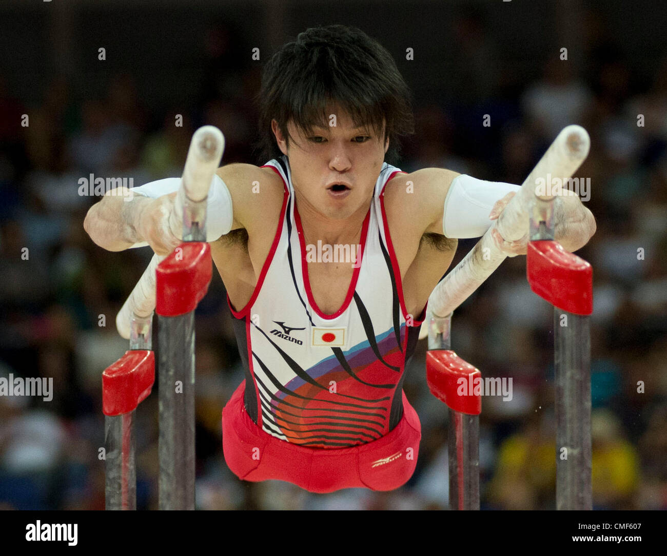 Kohei uchimura jpn performs during hi-res stock photography and images ...