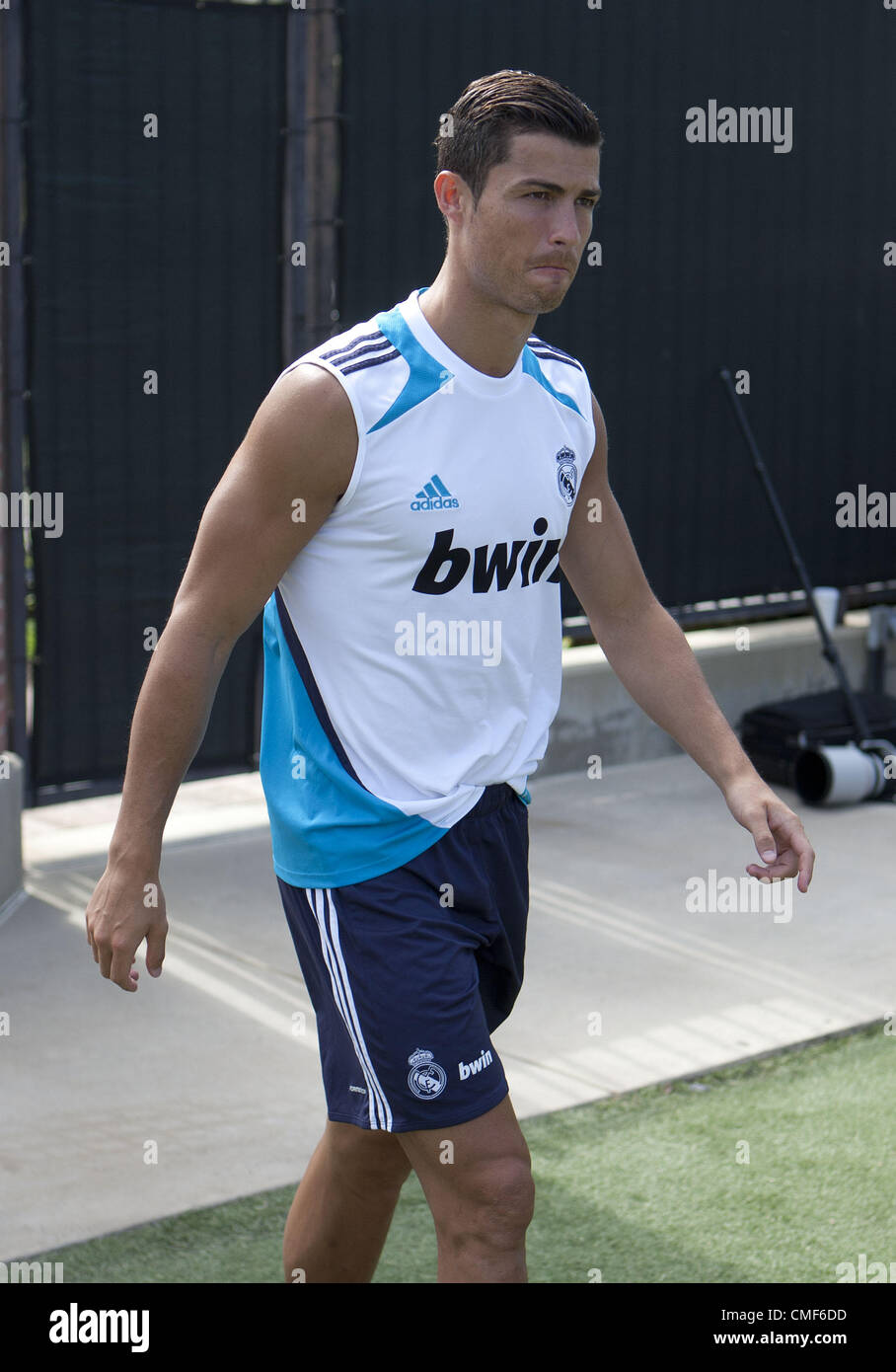 Aug. 1, 2012 - Los Angeles, California, USA - Cristiano Ronaldo of Real ...