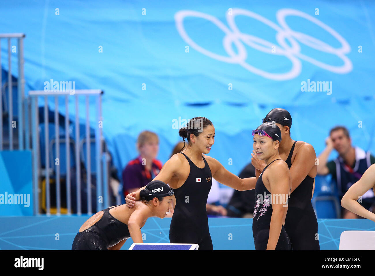 (L to R) Aya Takano (JPN), Hanae Ito (JPN), Yayoi Matsumoto (JPN ...