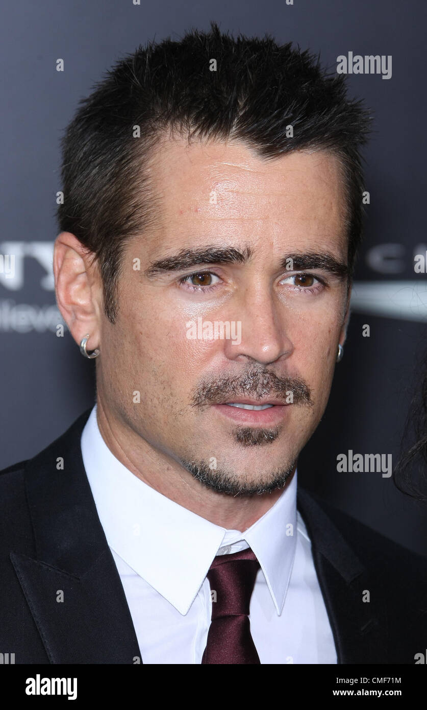 COLIN FARRELL TOTAL RECALL. PREMIERE HOLLYWOOD LOS ANGELES CALIFORNIA ...