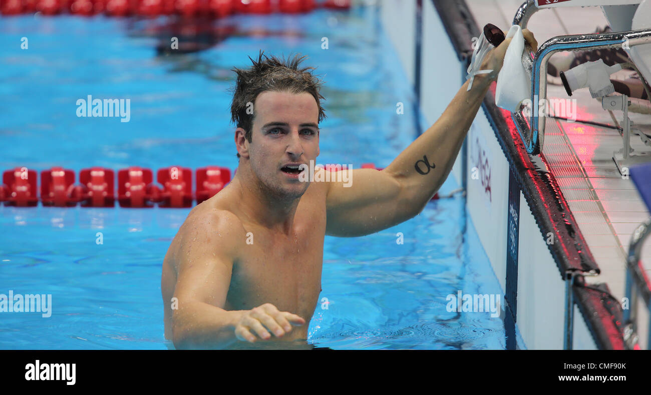 YANNICK AGNEL FRANCE STRATFORD LONDON ENGLAND 01 August 2012 Stock ...
