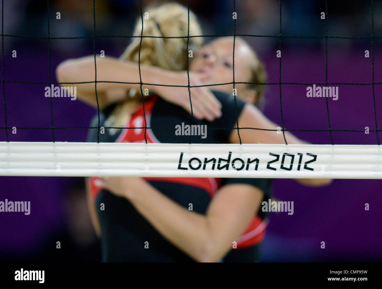 2nd August 2012. Czech Republic's Kristyna Kolocova and Marketa Slukova ...