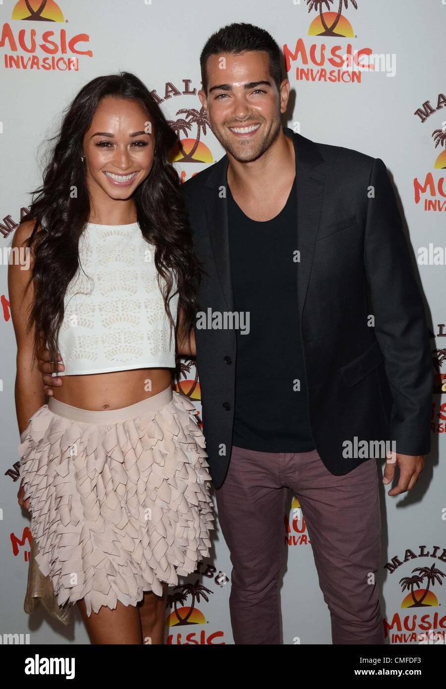 2nd Aug 2012. Cara Santana, Jesse Metcalfe in attendance for Malibu ...