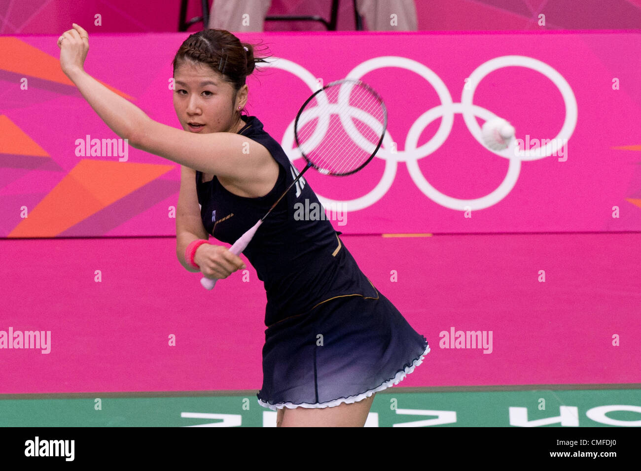 Mizuki Fujii (JPN), AUGUST 2, 2012 - Badminton : Women's Doubles semi ...
