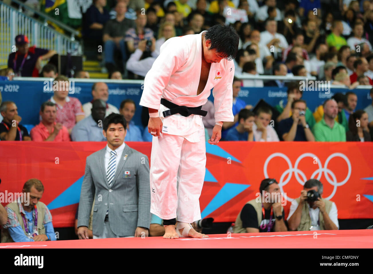 Masashi Nishiyama (JPN), AUGUST 1, 2012 - Judo : Men's -90kg Repecharge ...