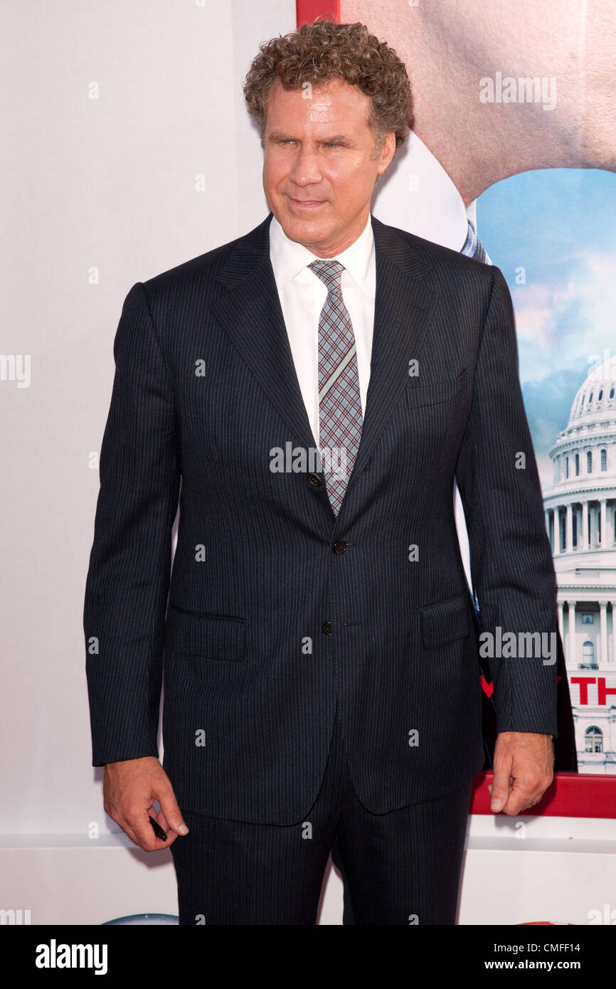 HOLLYWOOD, CA - AUG 2: Actor Will Ferrell arrives at the premiere of ...