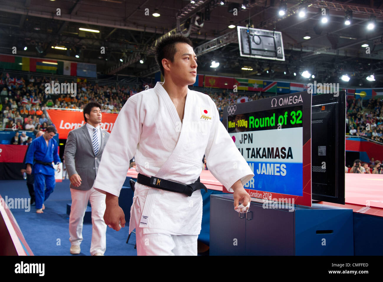Takamasa Anai (JPN), AUGUST 2, 2012 - Judo : Men's -100kg at ExCeL ...