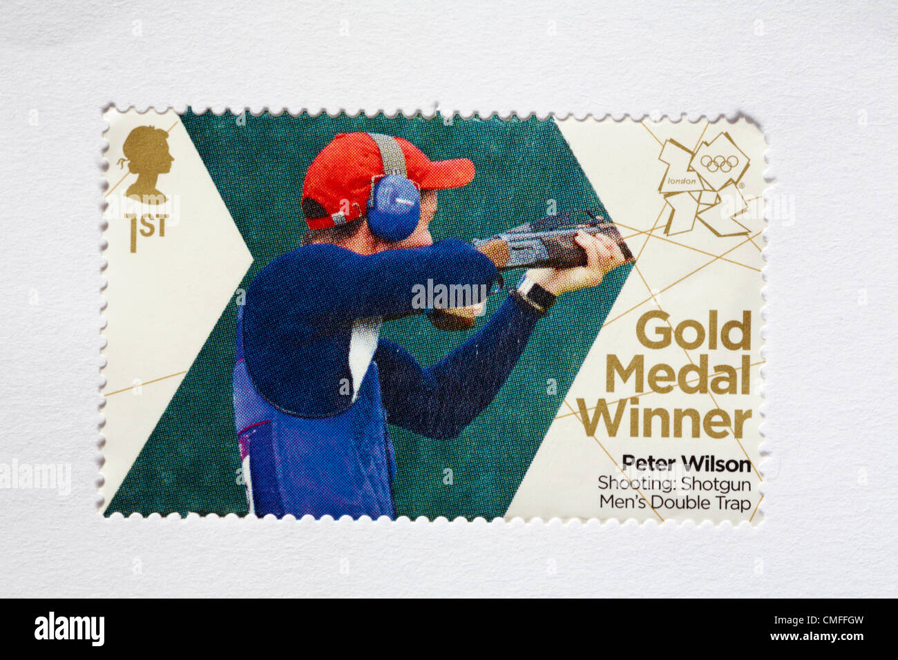 UK Friday 3 August 2012. Stamp to honour gold medal winner Peter Wilson ...