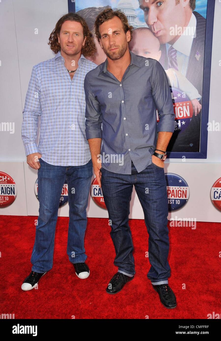 Aug. 2, 2012 - Los Angeles, California, U.S. - Scott Hartnell, Jarret ...