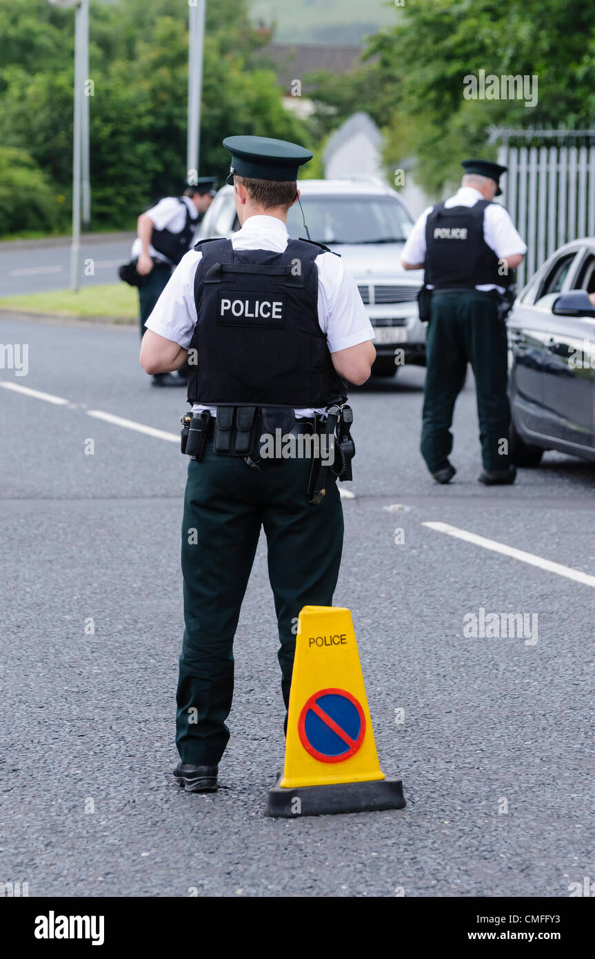 Police checking car uk stop hi-res stock photography and images - Alamy