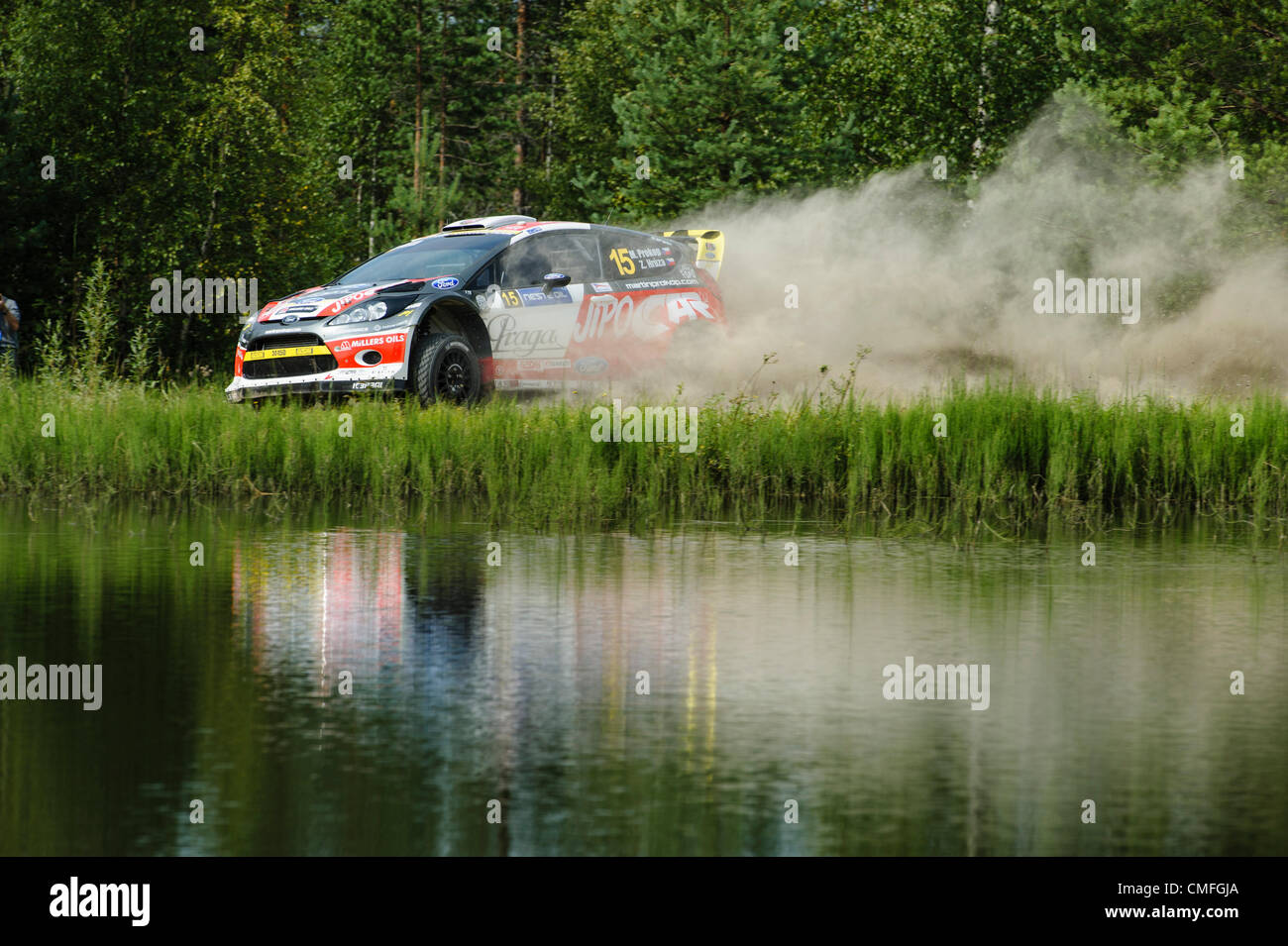 JYVÄSKYLÄ, FINLAND - August 3: Martin Prokop of Czech Republic and ...