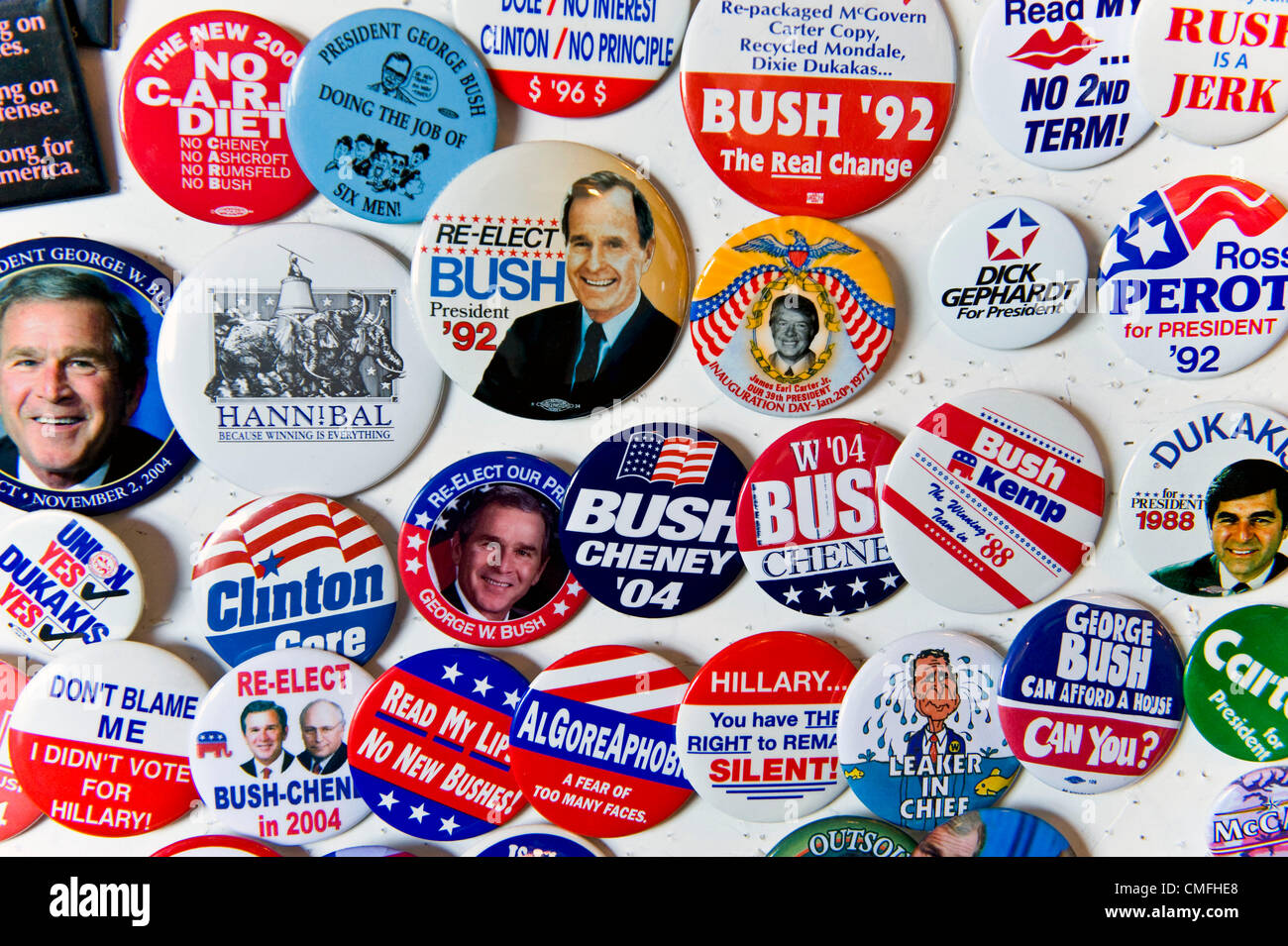 Aug. 02, 2012 - Columbus, Ohio, USA - Campaign materials on display and ...