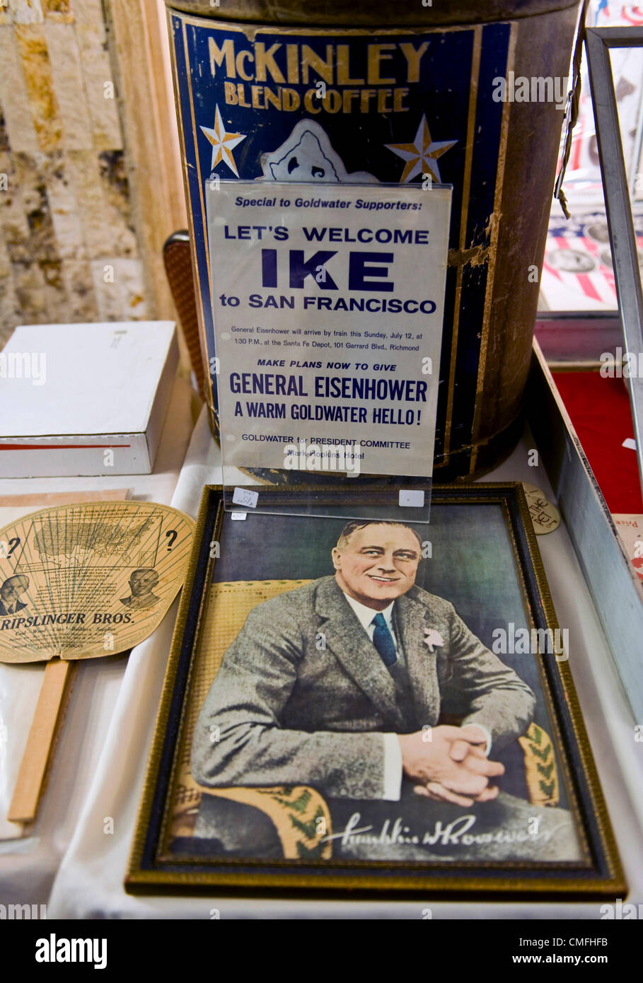 American political items collectors hi-res stock photography and images ...