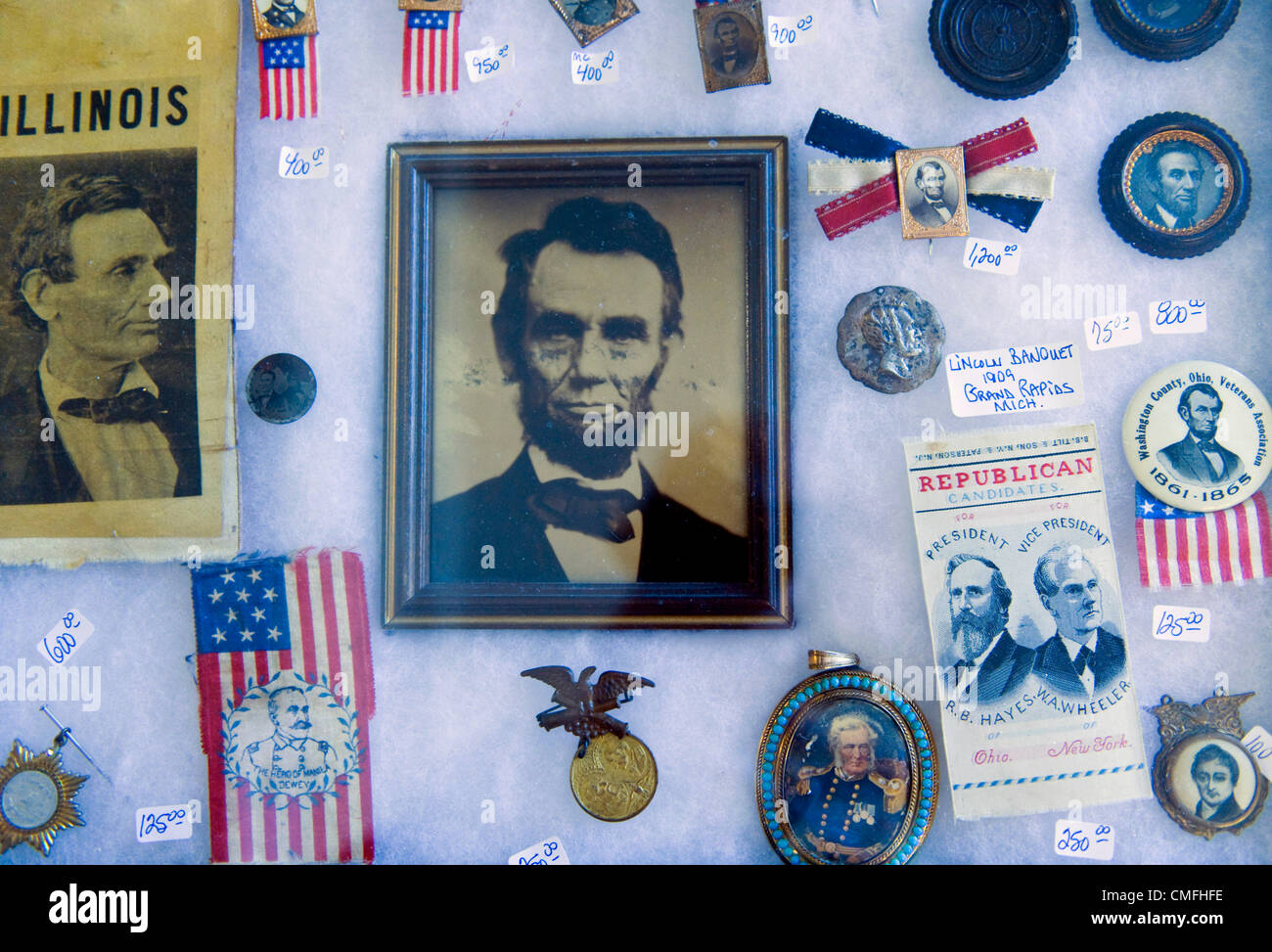Aug. 02, 2012 - Columbus, Ohio, USA - Campaign materials on display and ...