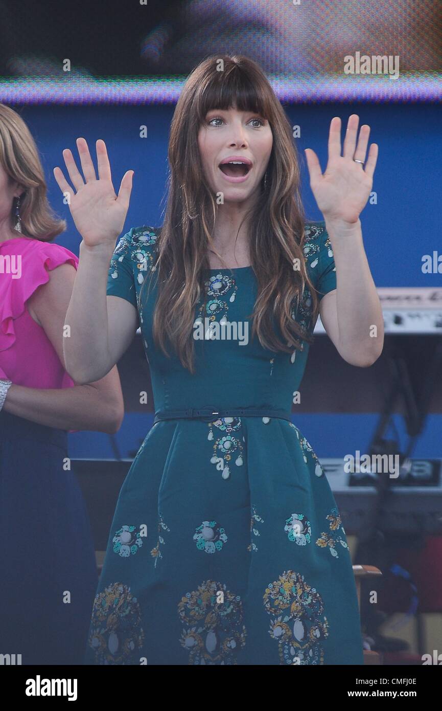3rd Aug 2012. Jessica Biel, at the 'Good Morning America' taping at ...