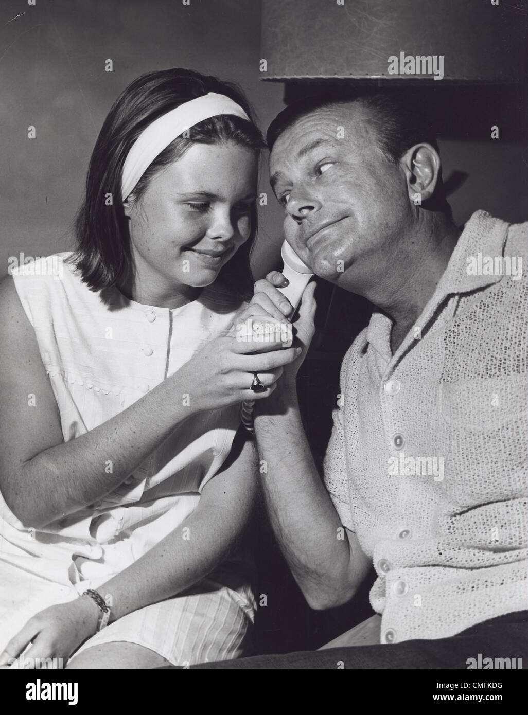 JACK PAAR with daughter Randy Paar.Supplied by Photos, inc.(Credit ...