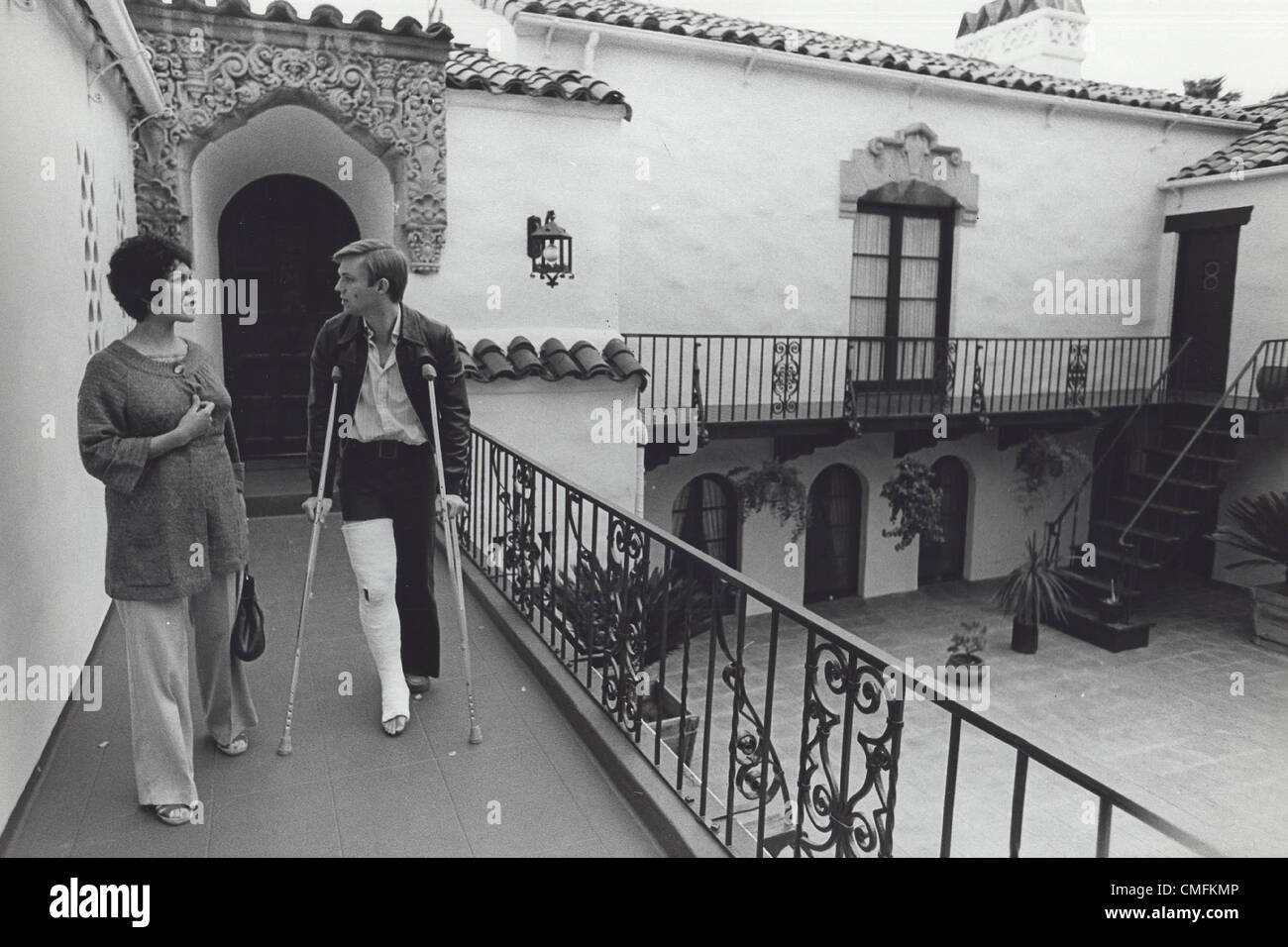 RICHARD THOMAS with wife Alma Gonzales.(Credit Image: Â© Shepard ...