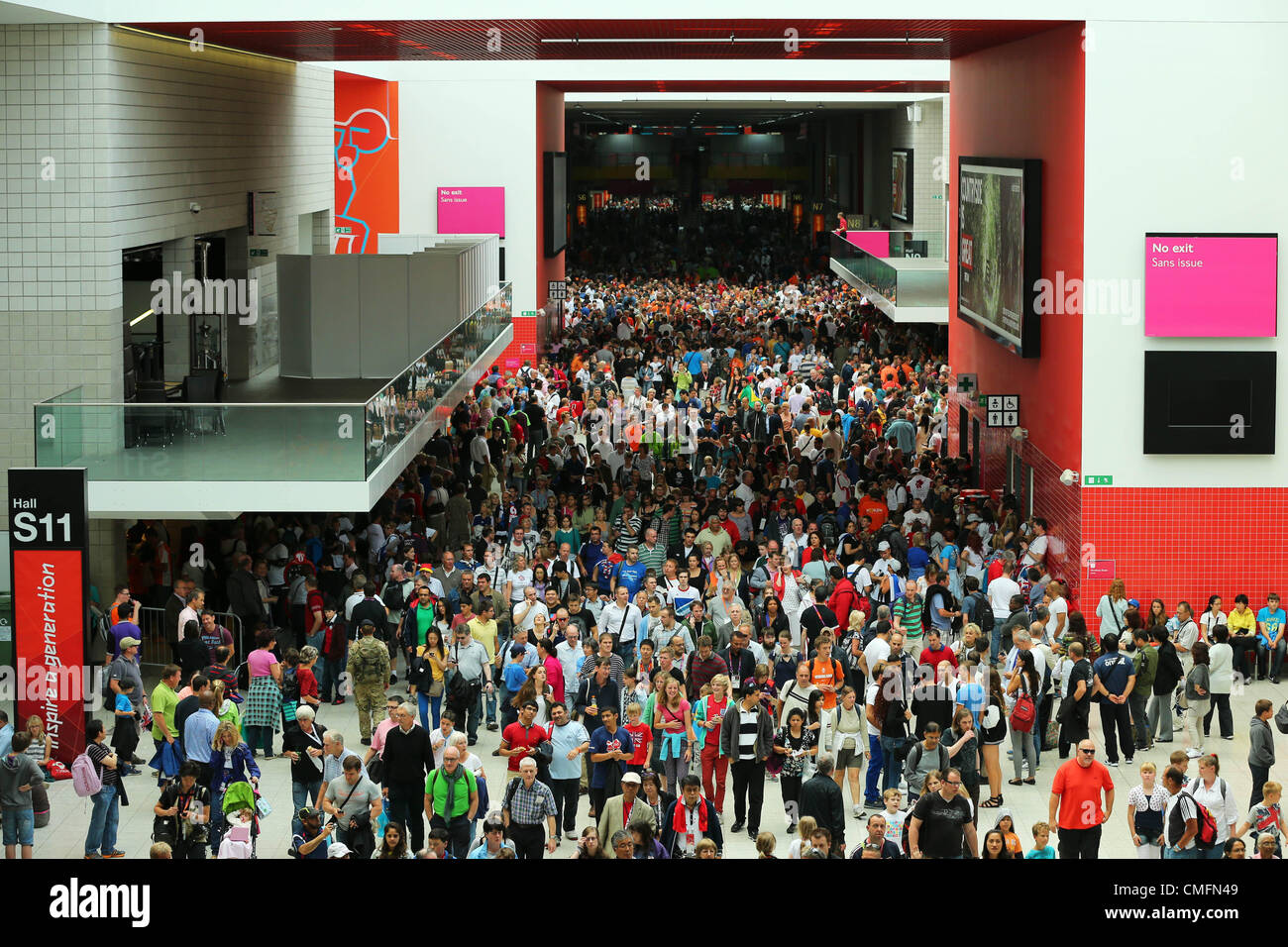 General view of ExCeL, AUGUST 2, 2012 - Olympic : at ExCeL during the ...