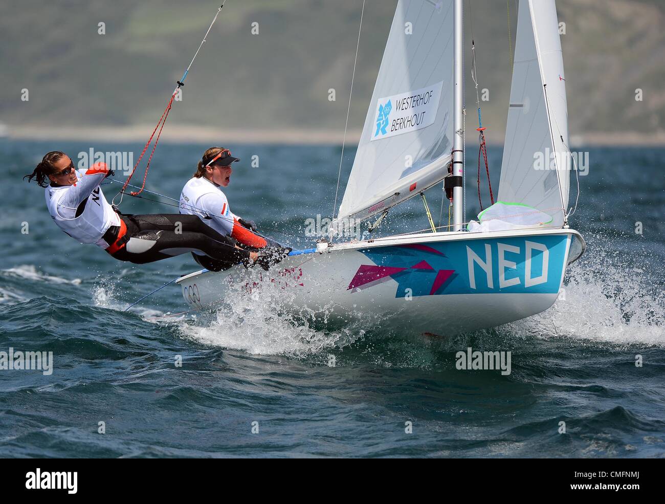 Olympic Sailing, action during the London 2012 Olympic Games at the ...