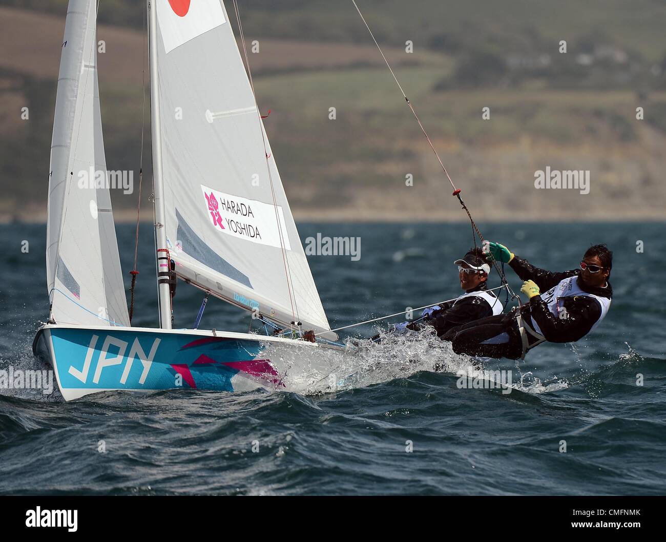 Olympic Sailing, action during the London 2012 Olympic Games at the ...