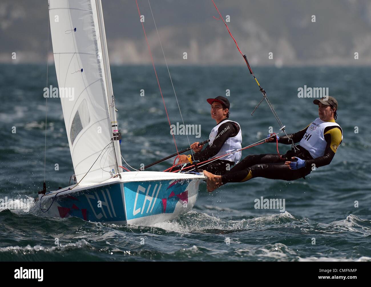 Olympic Sailing, action during the London 2012 Olympic Games at the ...