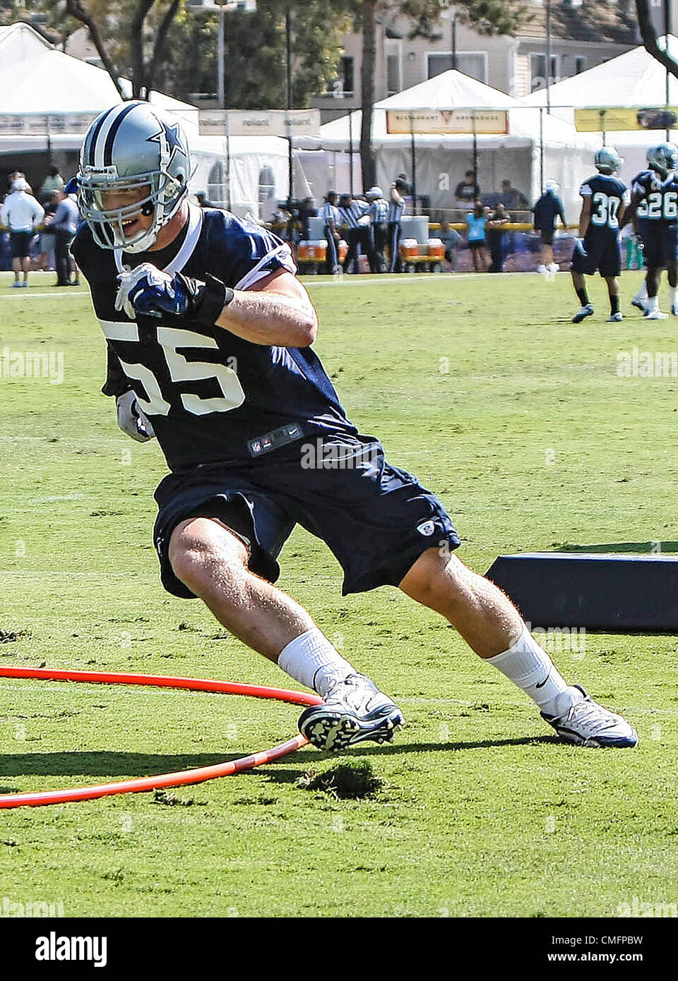 July 31, 2012 - Arlington, Texas, U.S. - Dallas Cowboys linebacker Alex ...