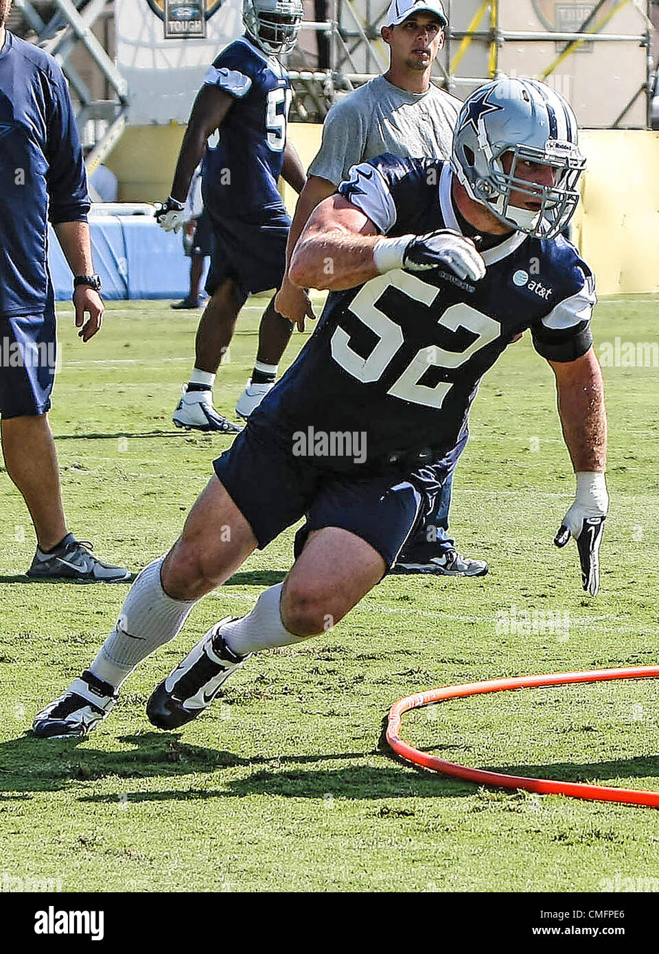 July 31, 2012 - Arlington, Texas, U.S. - Dallas Cowboys linebacker Dan ...