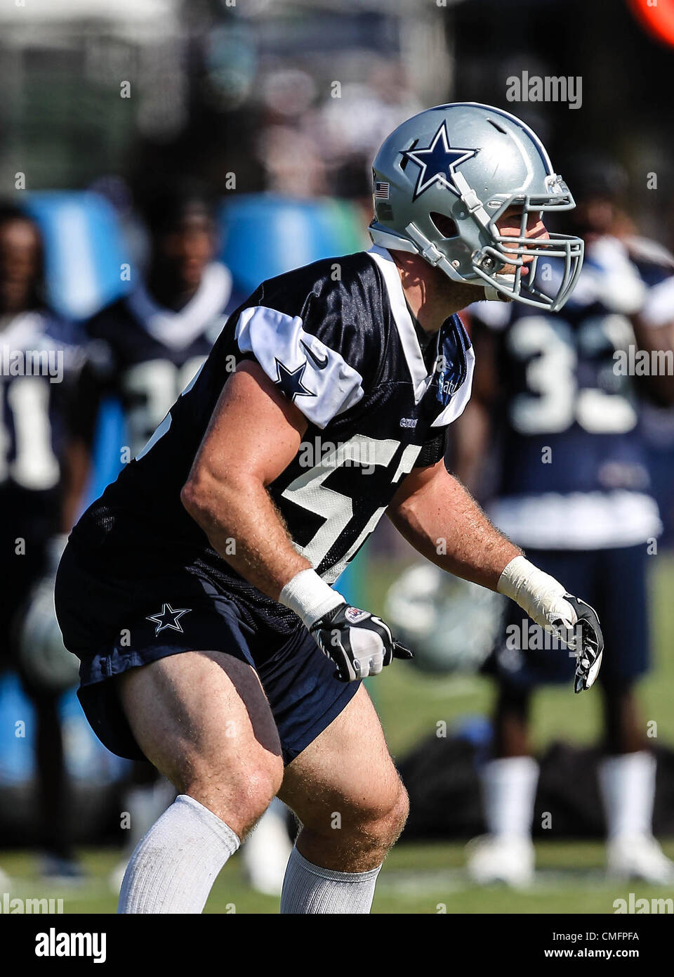 July 31, 2012 - Arlington, Texas, U.S. - Dallas Cowboys linebacker Dan ...