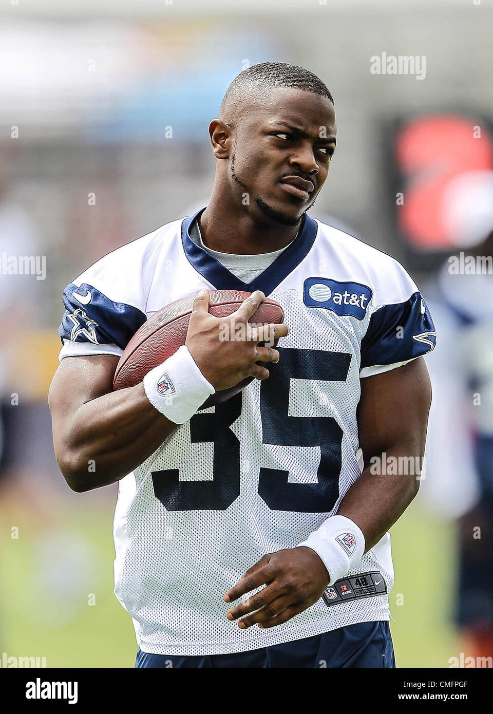 July 31, 2012 - Arlington, Texas, U.S. - Dallas Cowboys running back Ed ...