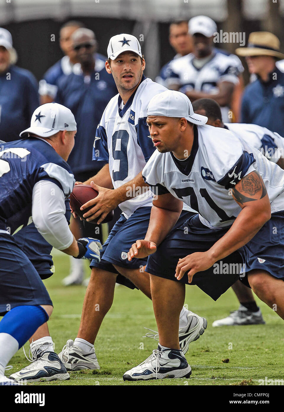 July 31, 2012 - Arlington, Texas, U.S. - Dallas Cowboys quarterback ...