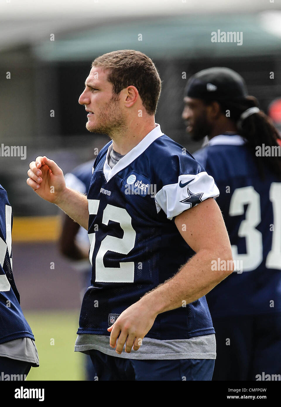 July 31, 2012 - Arlington, Texas, U.S. - Dallas Cowboys linebacker Dan ...