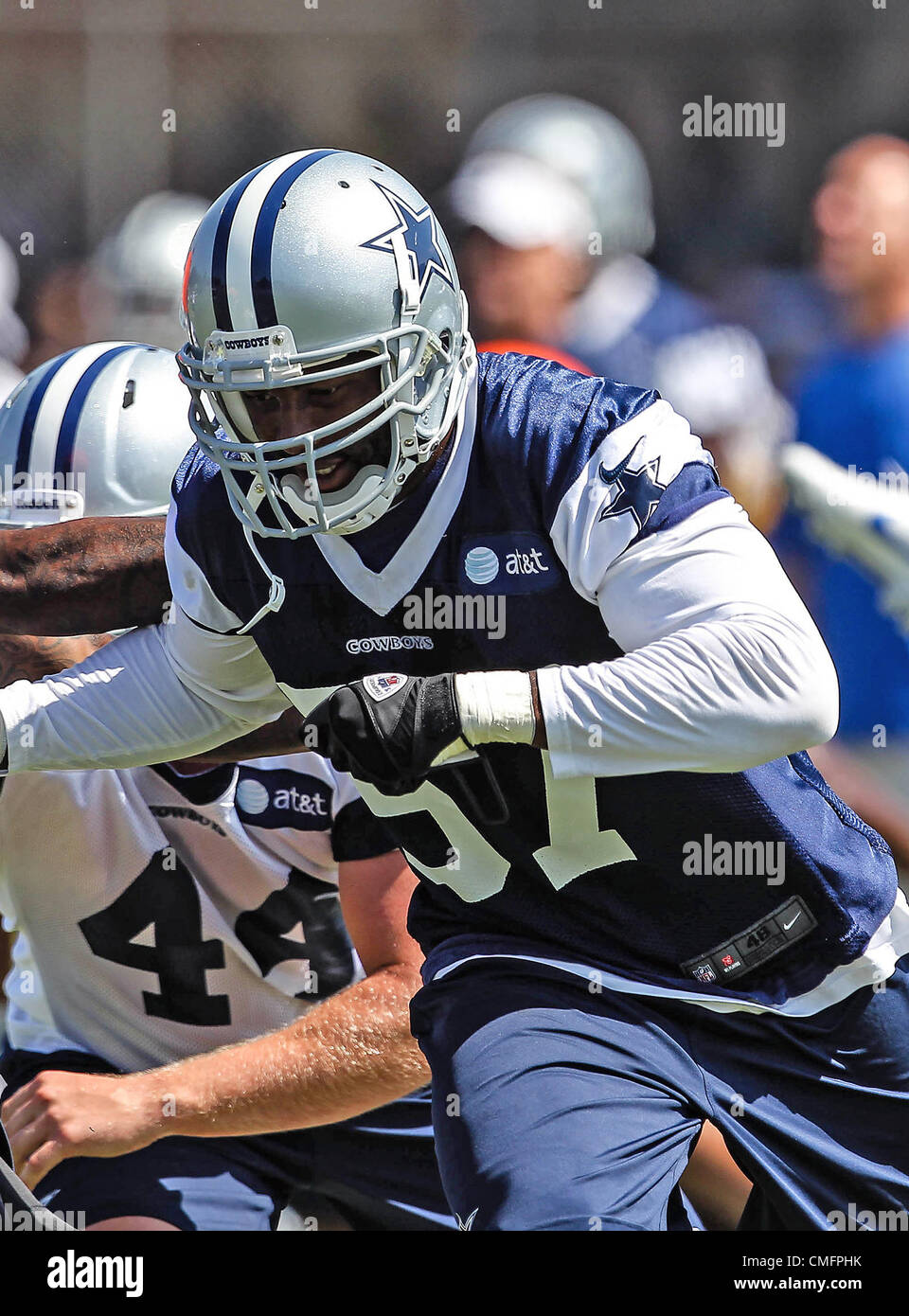 July 31, 2012 - Arlington, Texas, U.S. - Dallas Cowboys defensive end ...