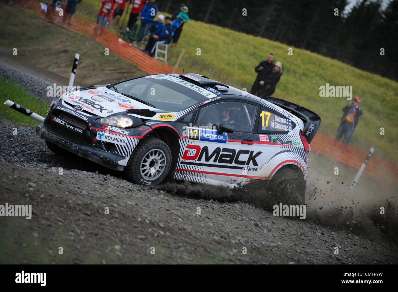 JYVÄSKYLÄ, FINLAND - August 4: Jari Ketomaa of Finland and Mika ...
