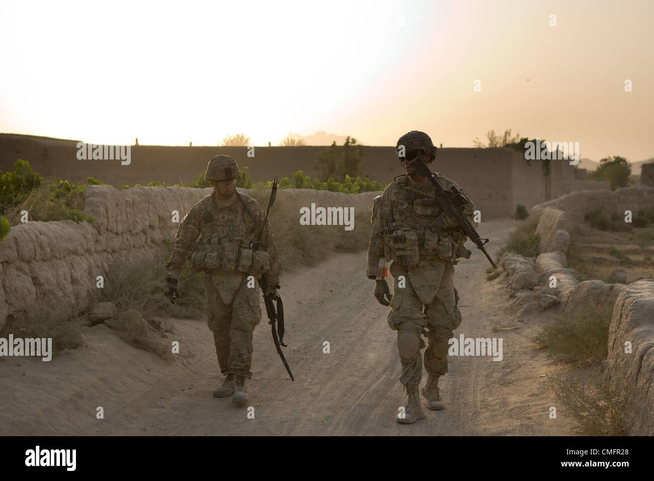 July 28, 2012. - Zharay District, Kandahar Province, Afghanistan - U.S ...