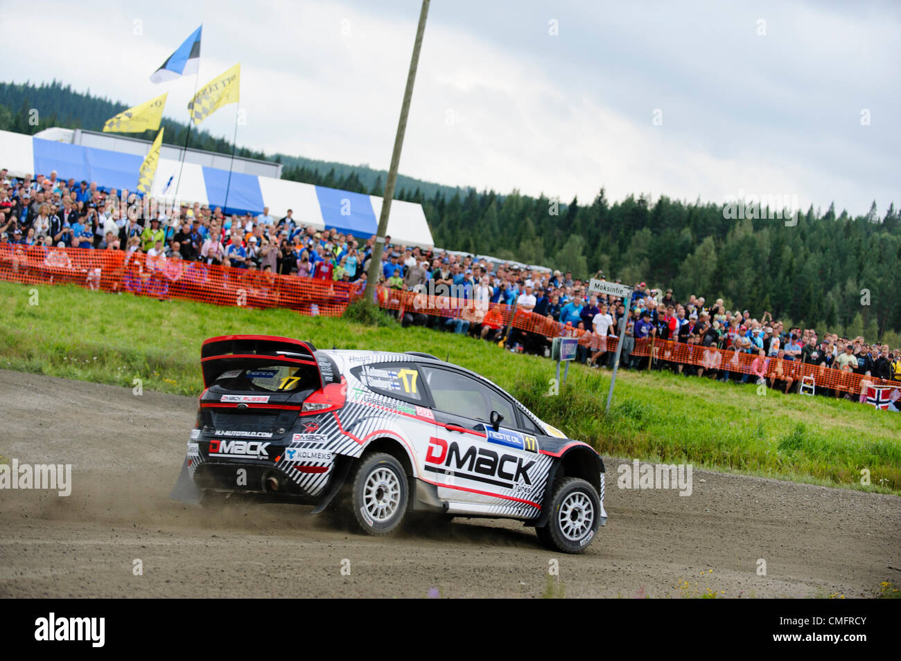 JYVÄSKYLÄ, FINLAND - August 4: Jari Ketomaa of Finland and Mika ...