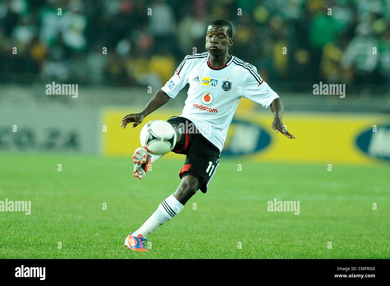 SOWETO, SOUTH AFRICA - AUGUST 03, Sifiso Myeni during the MTN 8 Quarter ...