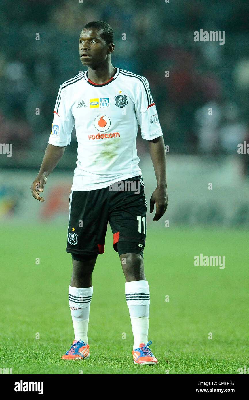 Soweto South Africa August 03 Sifiso Myeni During The Mtn 8 Quarter Final Match Between