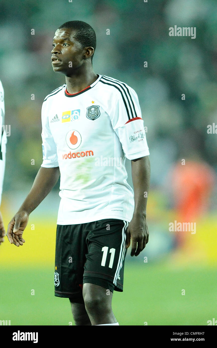 SOWETO, SOUTH AFRICA - AUGUST 03,Sifiso Myeni during the MTN 8 Quarter ...