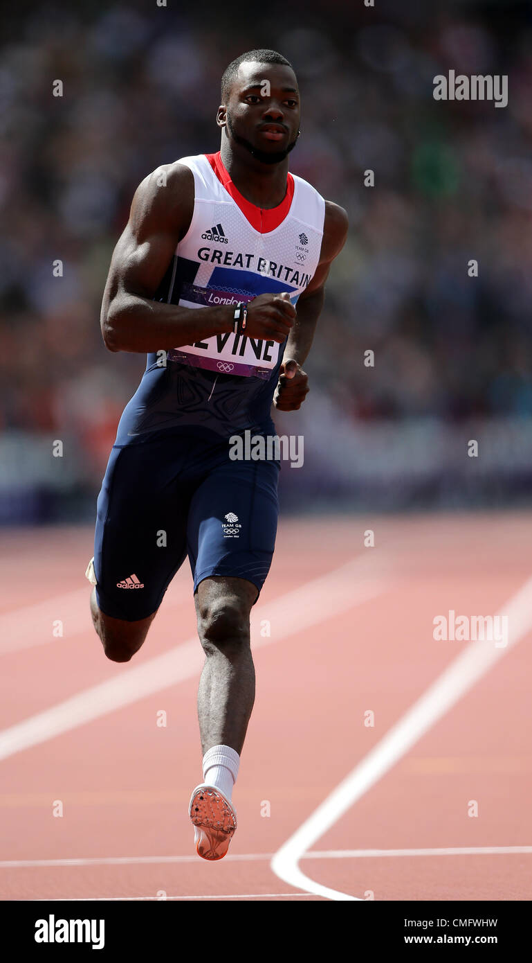 NIGEL LEVINE GREAT BRITAIN LONDON 2012 OLYMPIC GAMES, MENS 400M ...