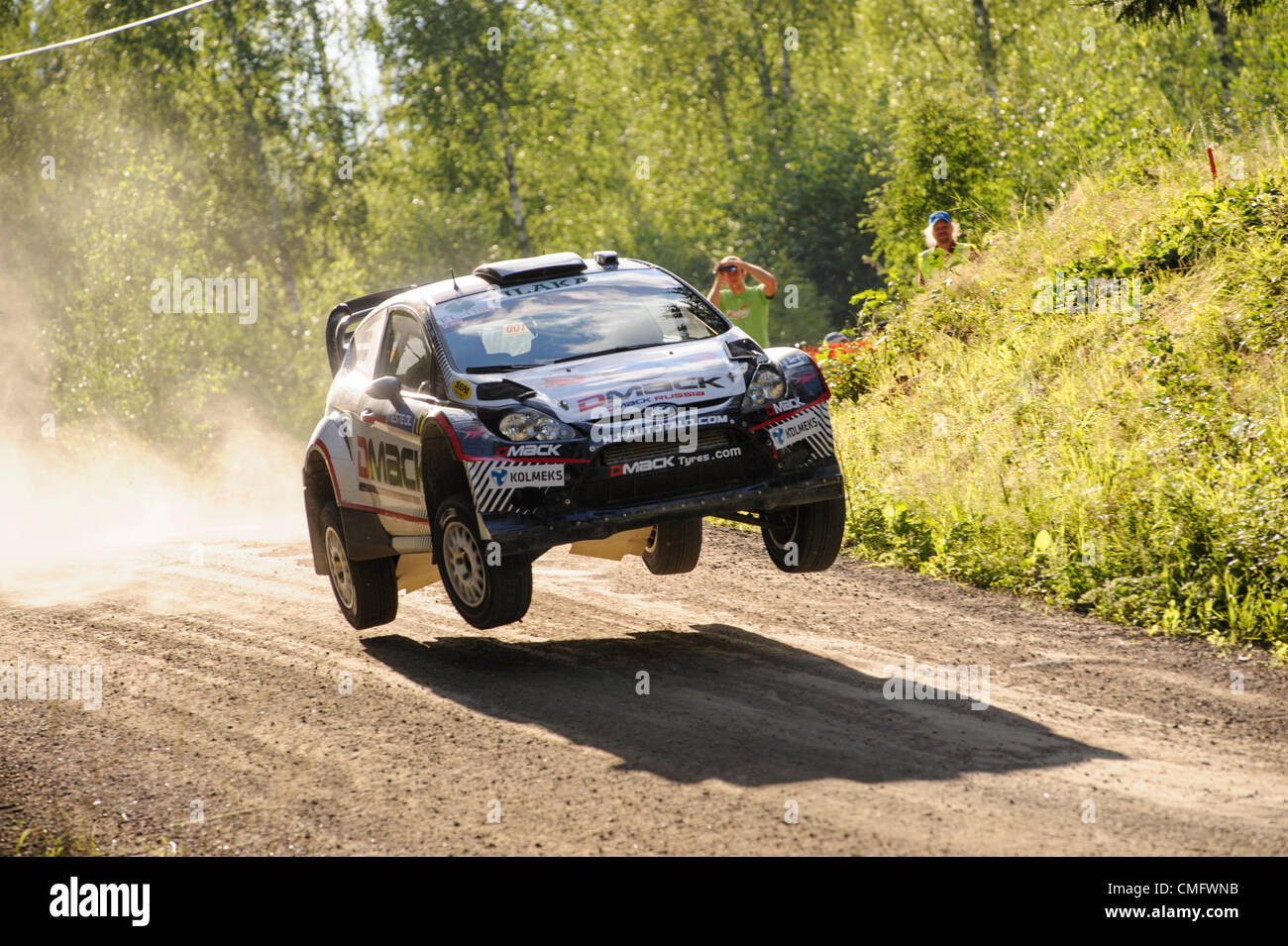 JYVÄSKYLÄ, FINLAND - August 4: Jari Ketomaa of Finland and Mika ...