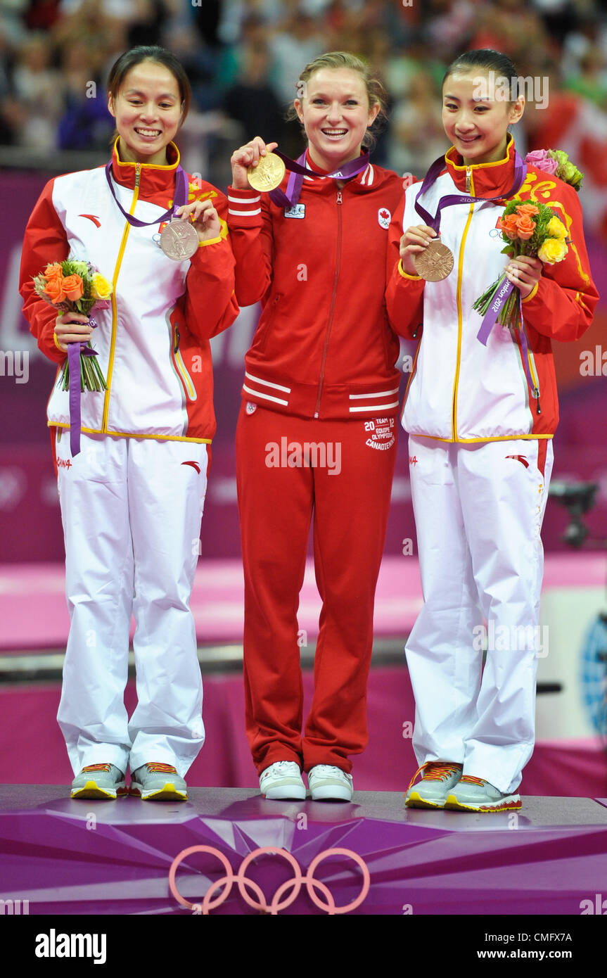 04.08.2012. London 2012 Olympic Games. Womens Trampoline Finals North ...