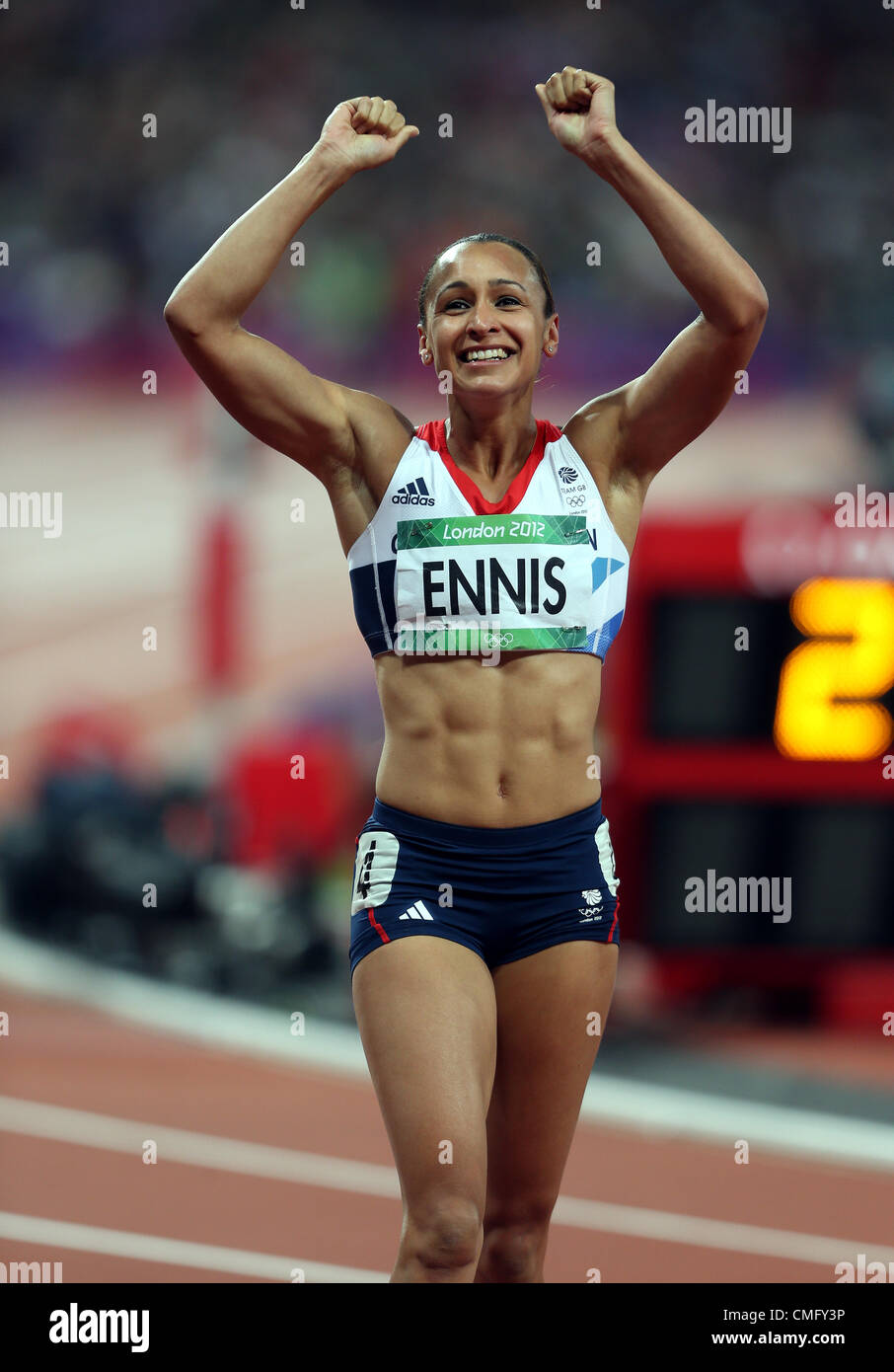 JESSICA ENNIS GREAT BRITAIN LONDON 2012 OLYMPIC GAMES,WOMENS HEPTATHLON ...