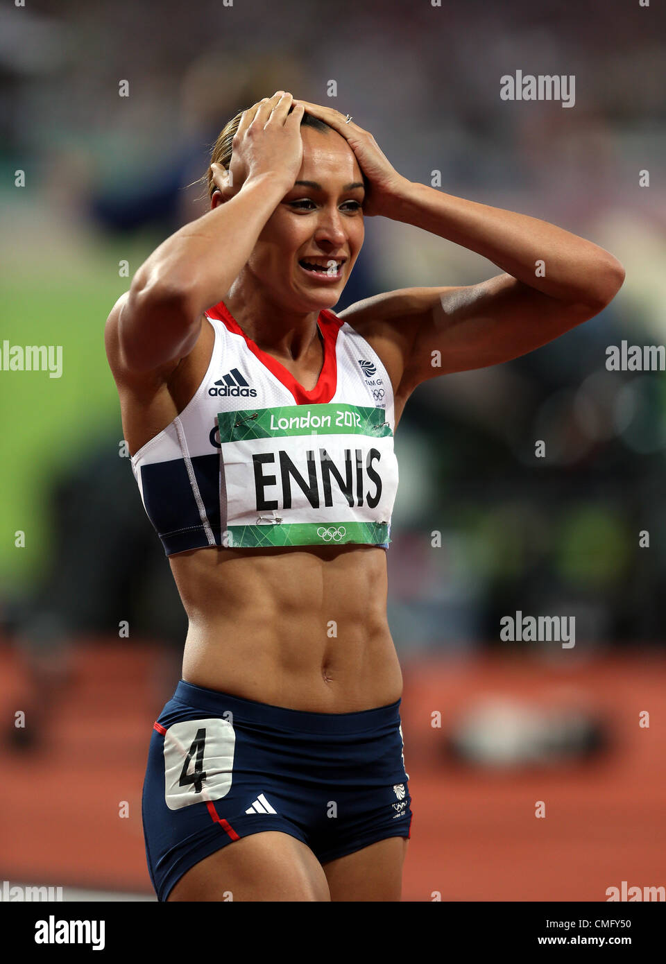 Jessica ennis wins gold hi-res stock photography and images - Alamy